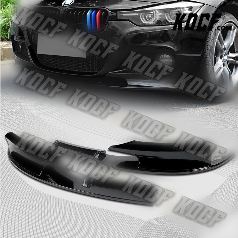 For 12-18 BMW 3-Series M-Sport M-Tech F30 F35 Painted Black Front Bump – KOCF