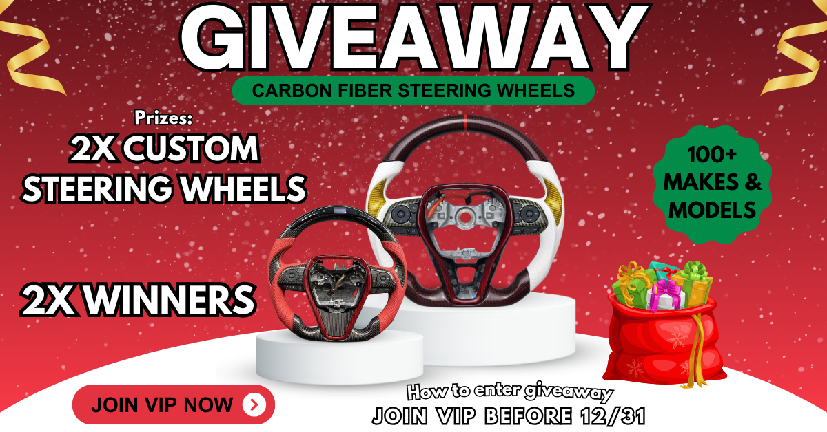 Gear Up for an Exclusive Giveaway: Win 2 Custom Steering Wheels! – KOCF