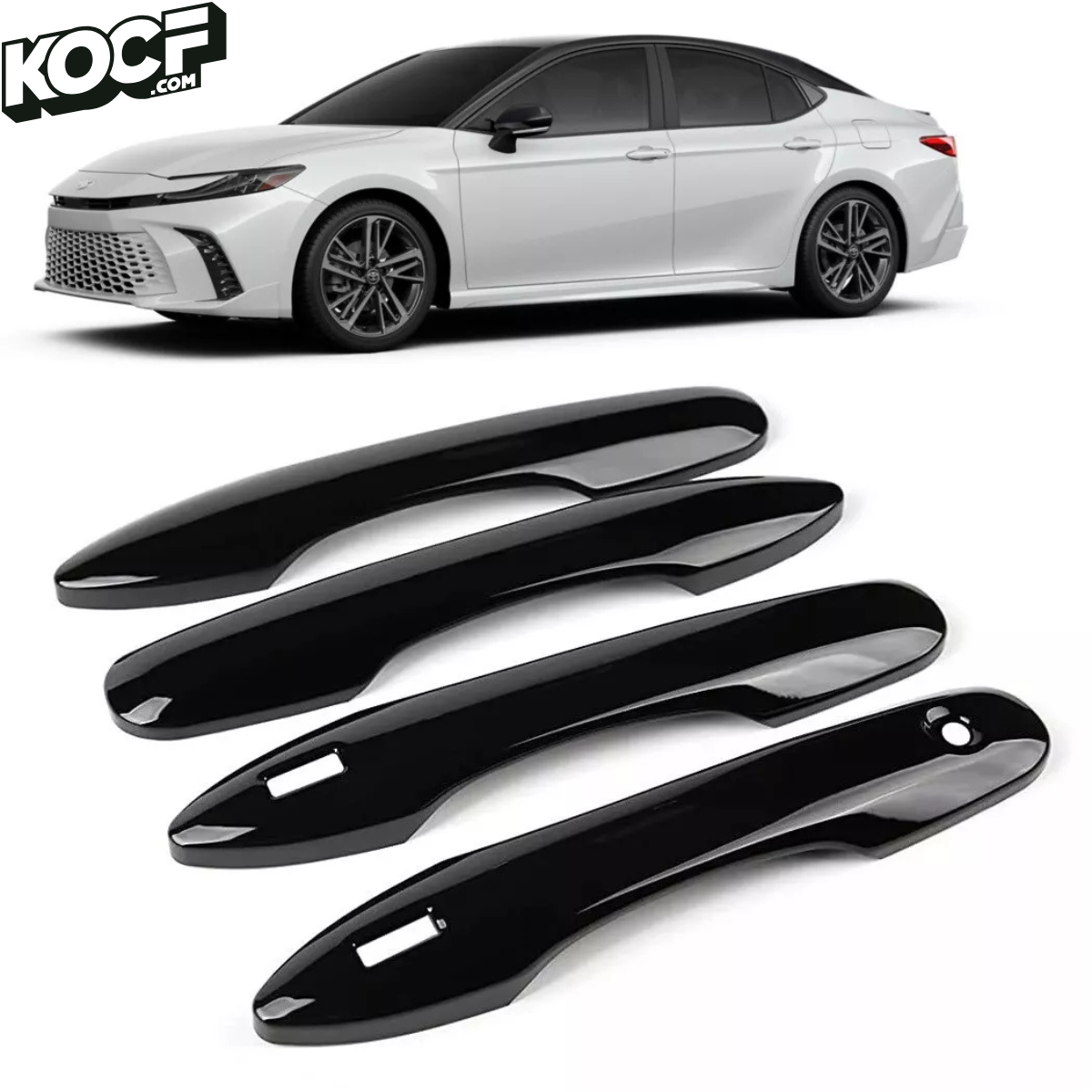 Glossy Black Door Handle Cover Compatible With 9th Gen 2025-Present To ...
