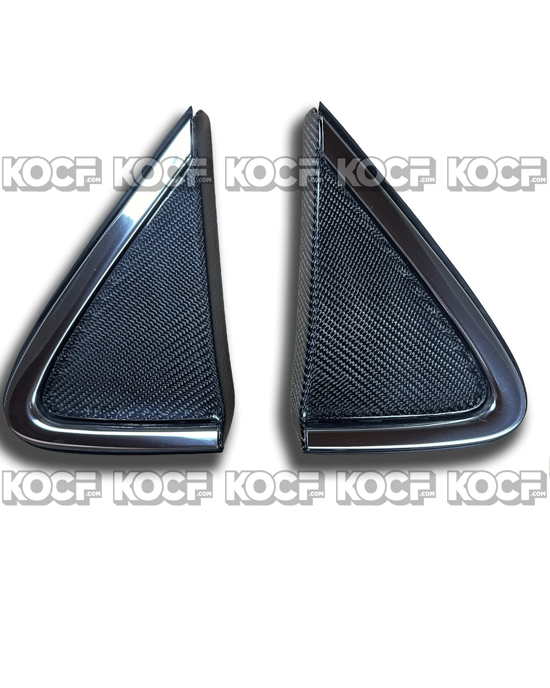 Replacement Pieces: Carbon Fiber Rear Corner Triangle Replacement Pair ...