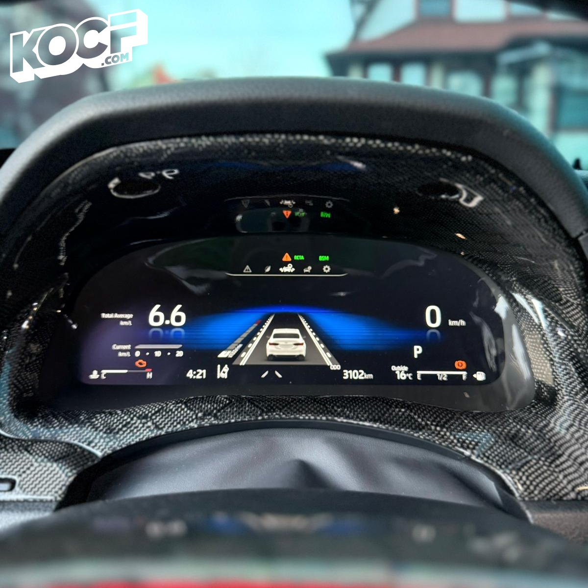 Camry Digital Dash Speedometer| King Of Carbon Fiber – KOCF