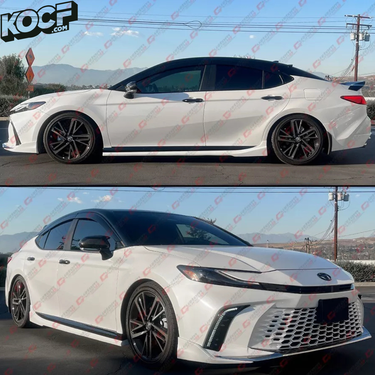 Yofer Design Painted 2 Tone Side Skirt Extension Compatible With 9th G ...