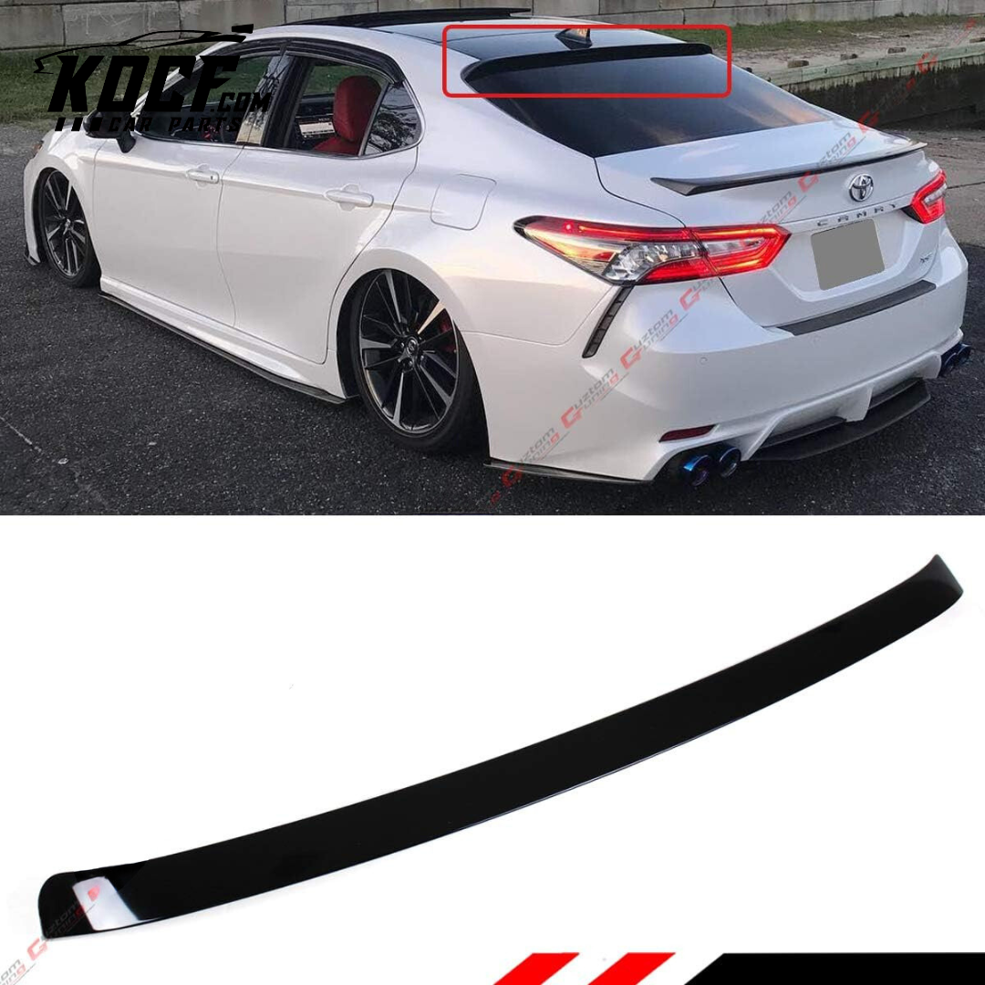 JDM Style Glossy Black Rear Window Roof Spoiler Compatible with 2025-P ...