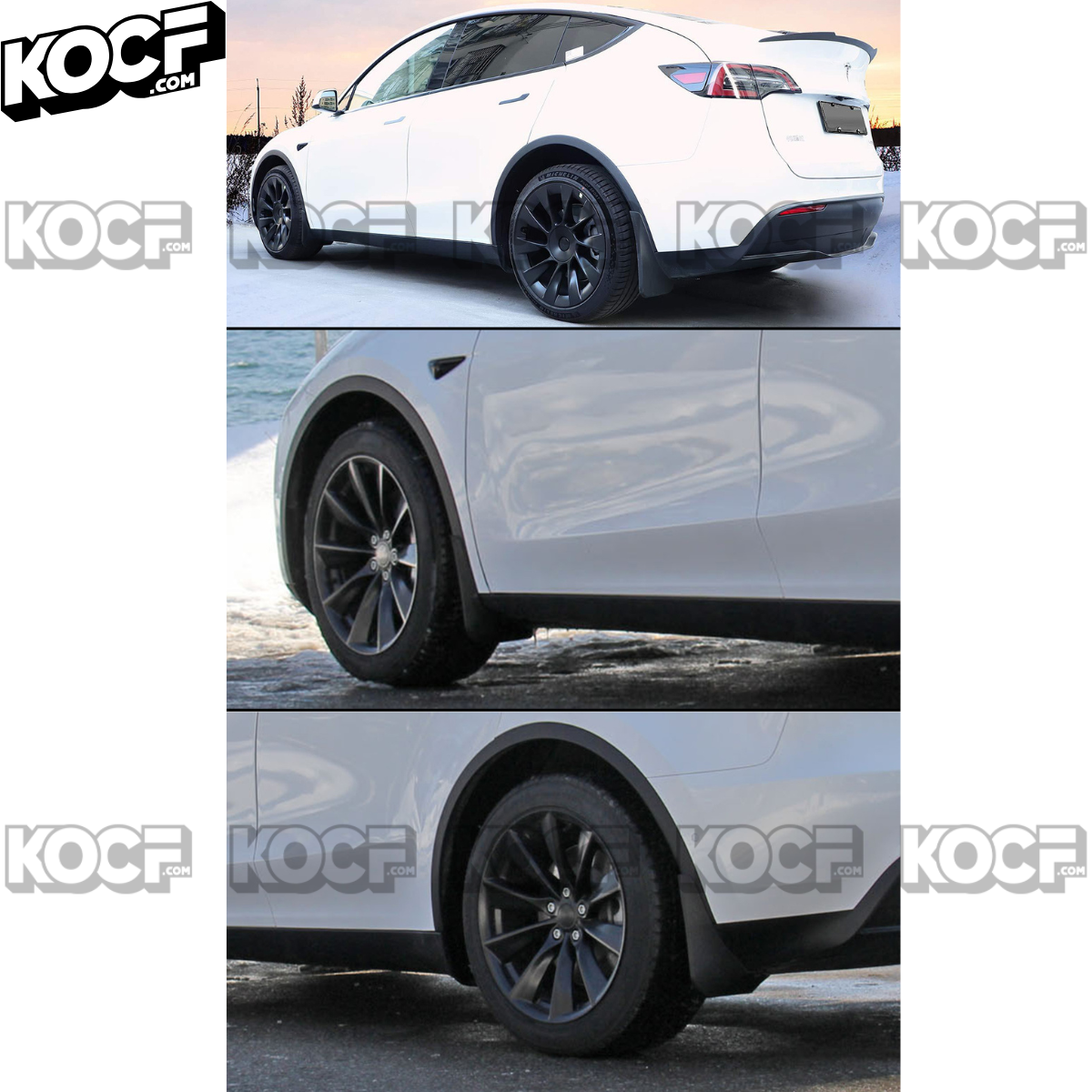 Mud Flaps Compatible for Tesla Model Y 2020-2024 – KOCF