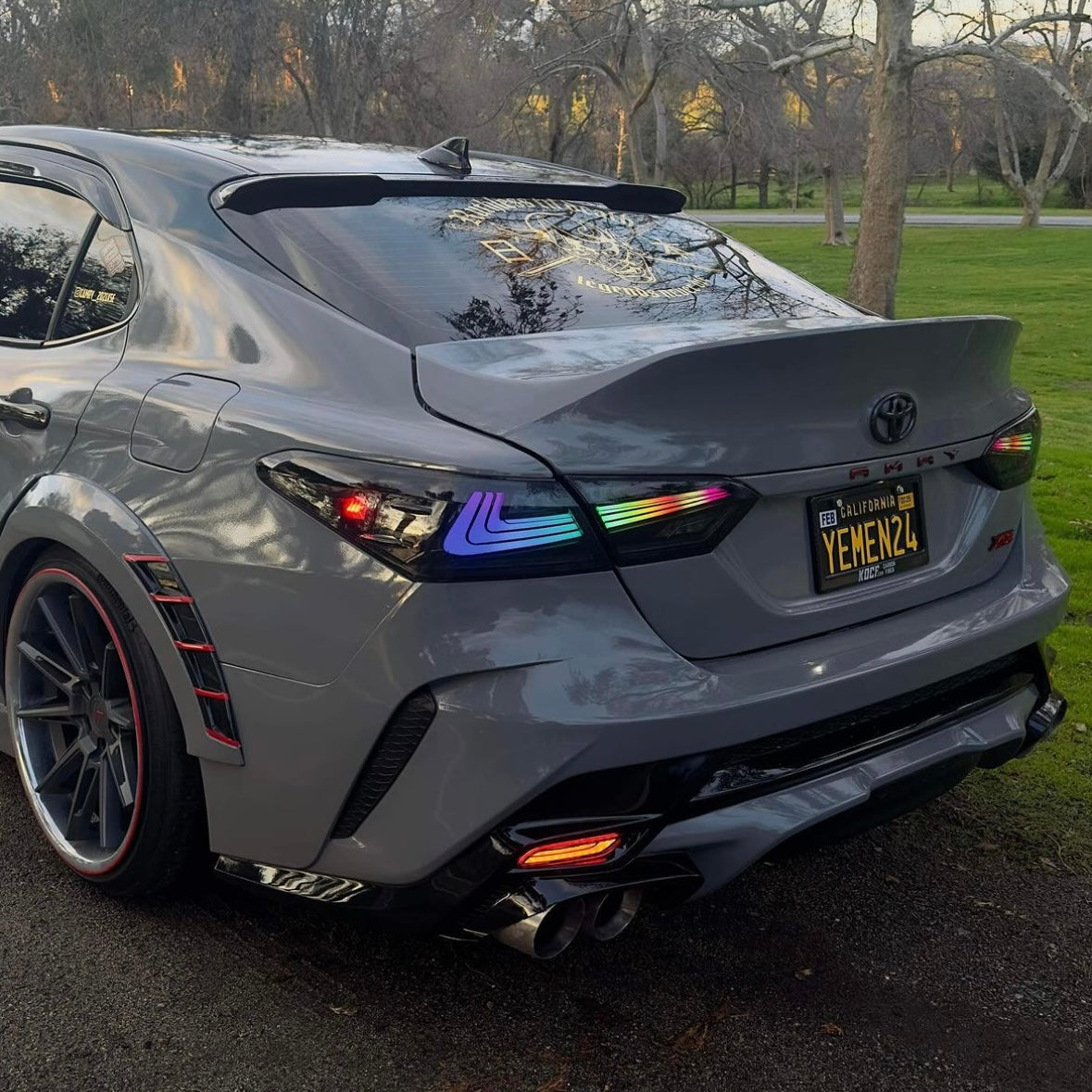 RGB Color Changing Tail Lights LED Sequential Compatible for 2018-2024 ...