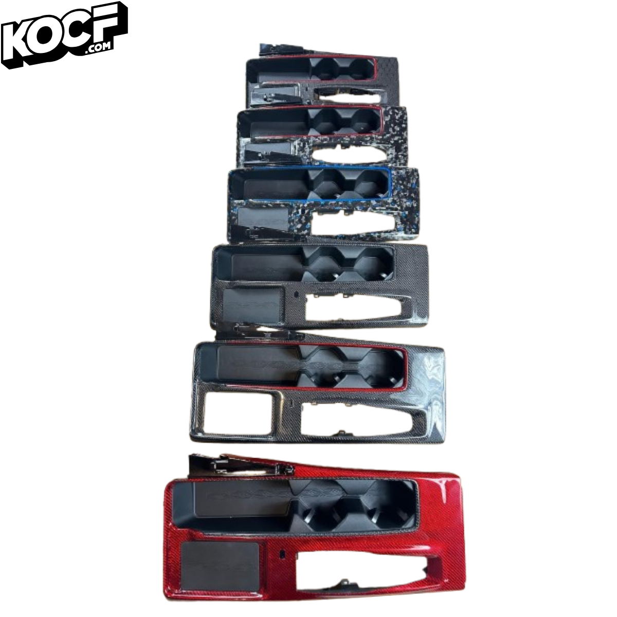 Carbon Fiber or Suede Center Console For 2025-Present Toyota Camry Gen ...