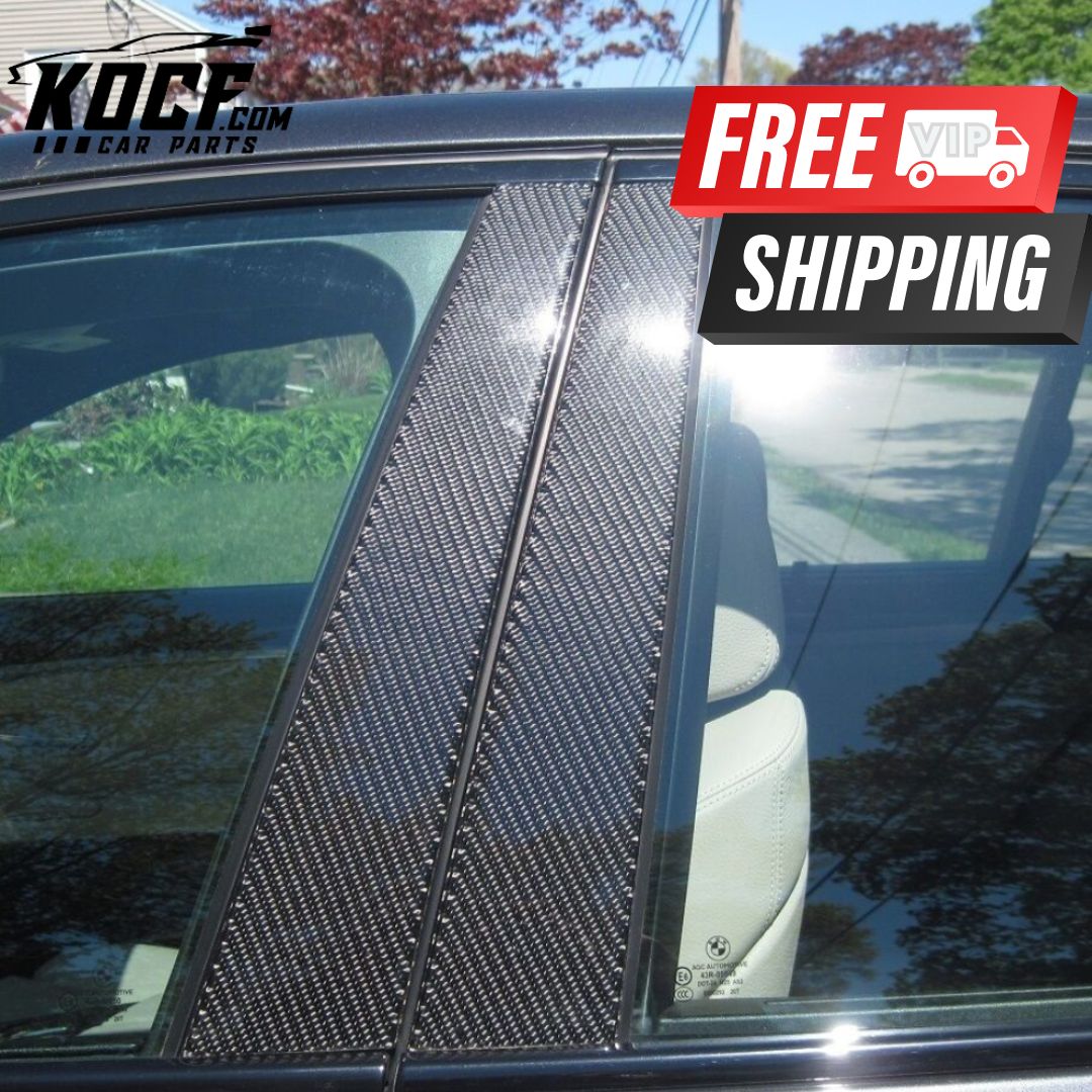E210 Carbon Fiber B Pillars Compatible for 2019-2026 Toyota Corolla Se ...