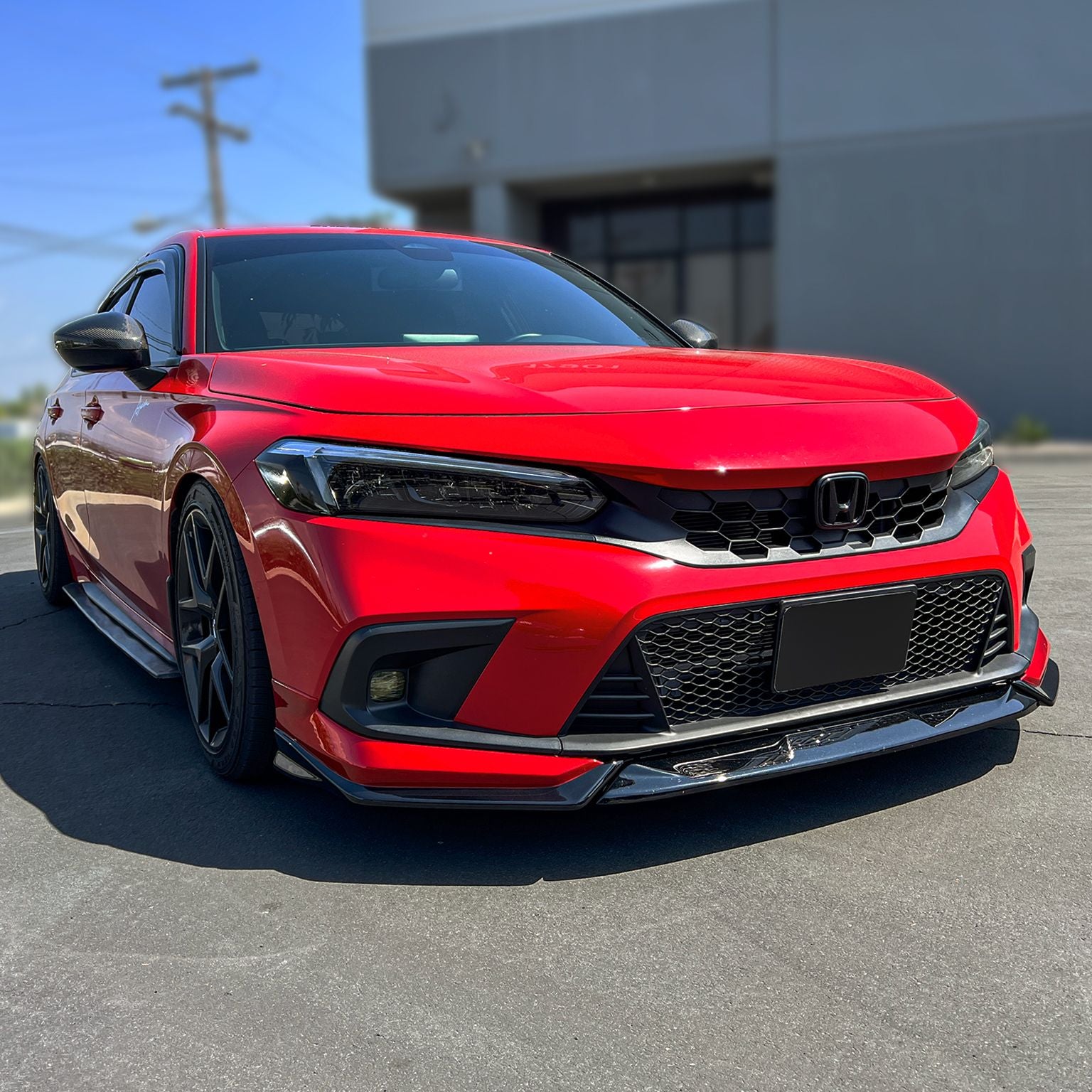 FG Body kit Tone Front Lip Compatible For 2022-Present Honda Civic All ...