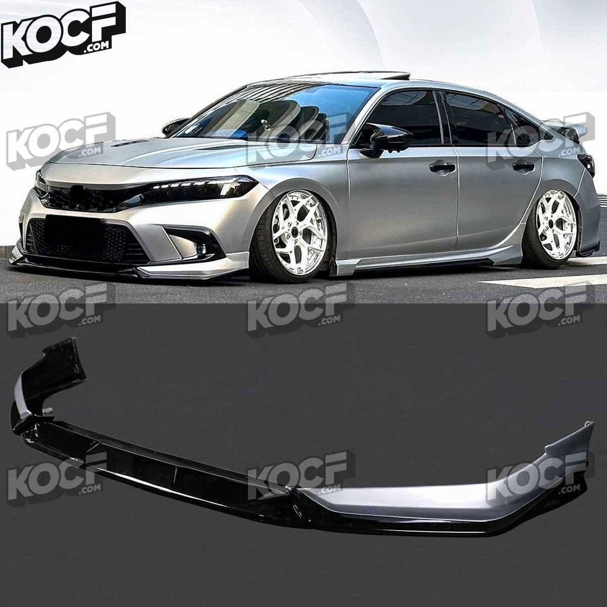GF Bodykit 2 Tone Front Lip Kit For Honda Civic Compatible For 2022-Pr ...