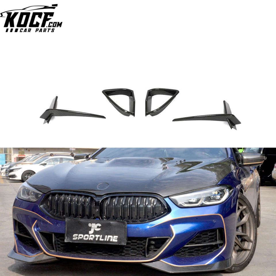 Dry Carbon Fiber G15 Front Bumper Vents Kit for BMW G14 G15 G16 840i M ...