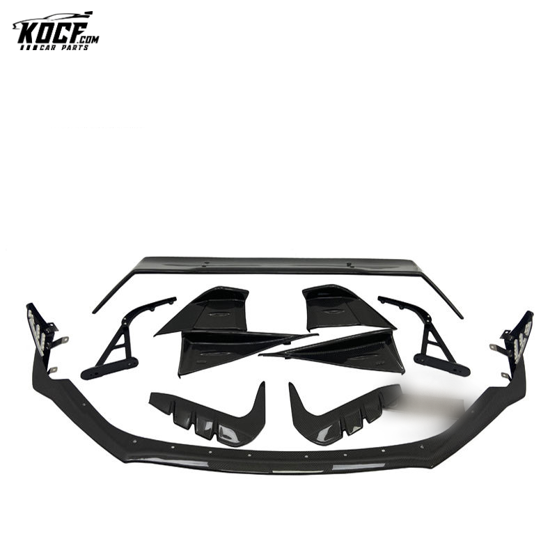 BRZ ZD8 STI-P Style Carbon Fiber Aero Body kit Front Spoiler Splitter ...