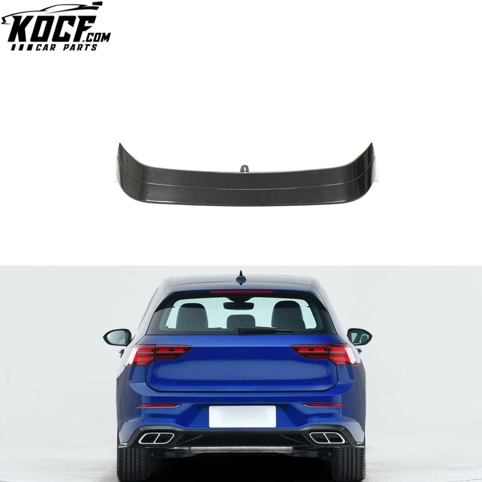 Carbon Fiber MK8 Rear Roof Spoiler for VW Golf 8 R MK8 GTI Hatchback 4 ...