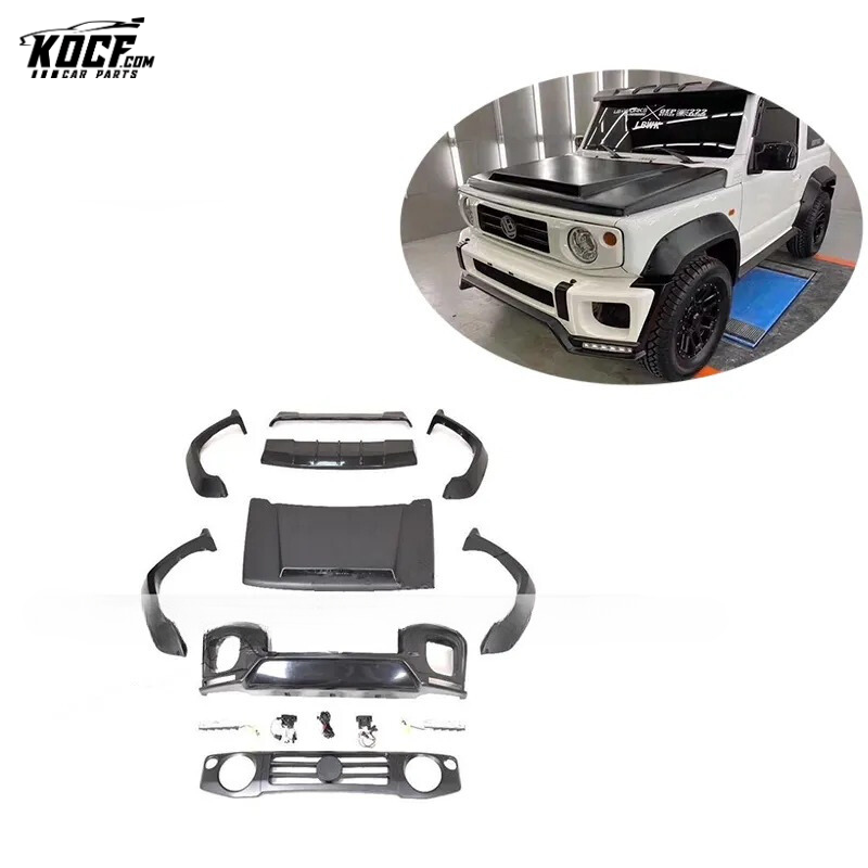 Wide Body kit For SUZUKI JIMNY JB64 JB74 FRP Front Bumper Complete Bod ...