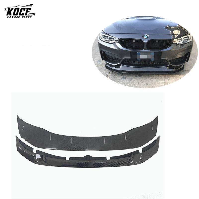 2PCS/SET GTS style carbon fiber front bumper lip splitter for BMW F80 – KOCF