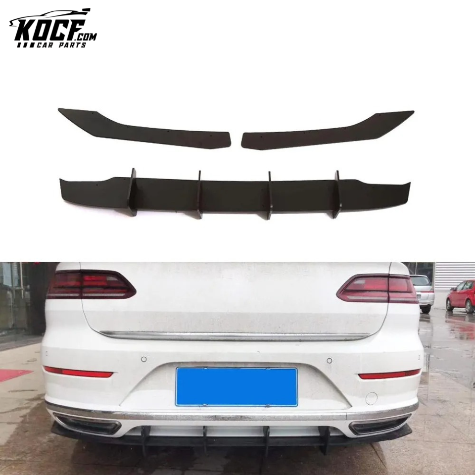 Glossy Black ABS Rear Diffuser for Volkswagen VW Arteon 2019 2020 – KOCF