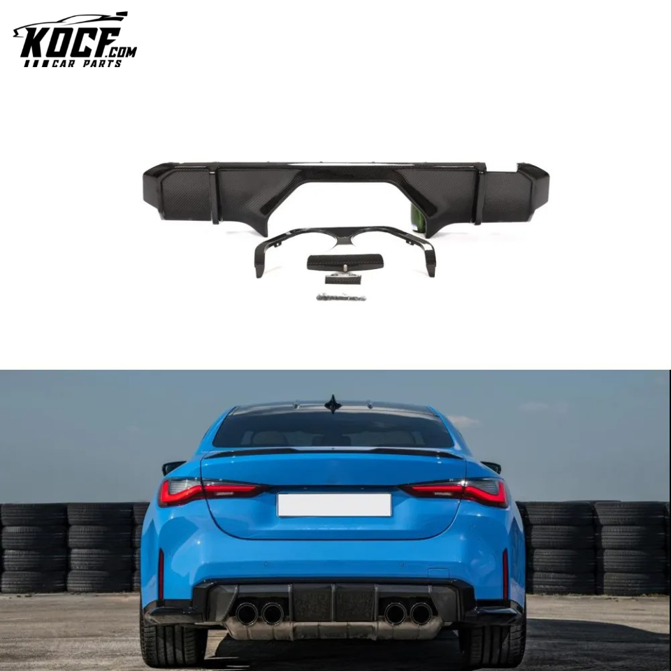 Dry Carbon M4 Rear Bumper G82 Rear Diffuser for BMW G80 M3 G83 M4 Comp ...