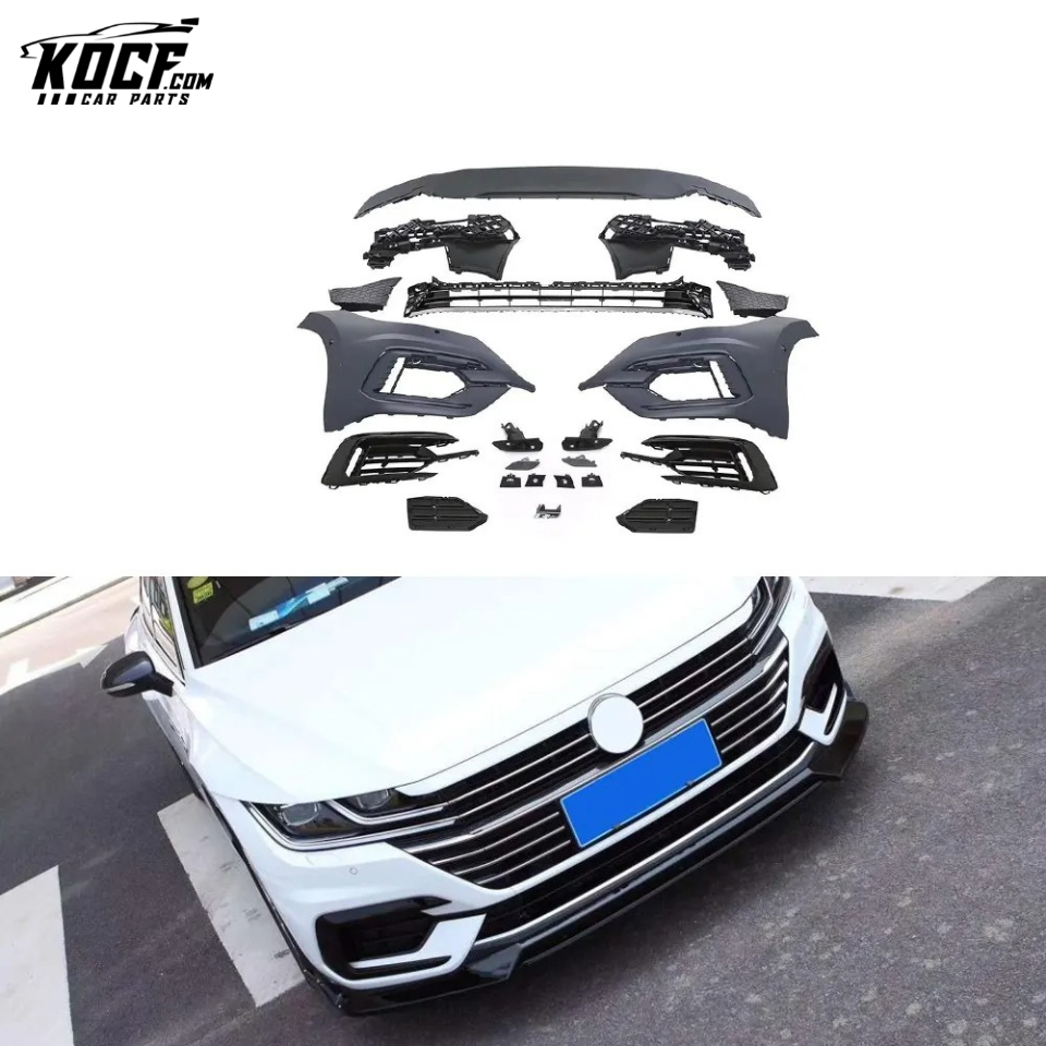 Glossy Black ABS Car Front Bumper of Body Kit for Volkswagen VW Arteon ...