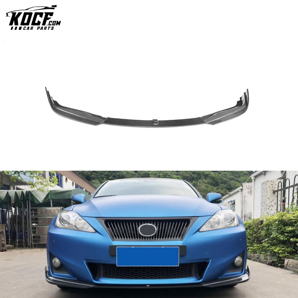 Carbon Fiber IS250 Front Lip Spoiler for LEXUS IS250 Base Sedan 4-Door ...
