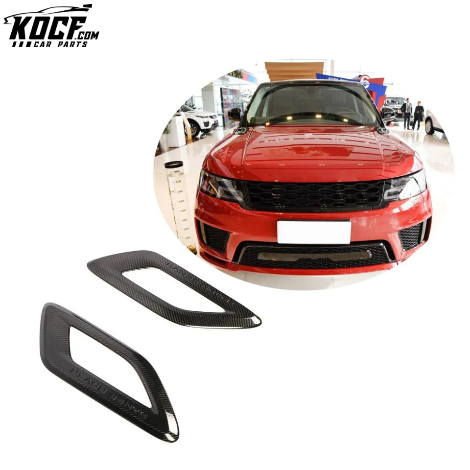 Carbon Fiber Engine Hoods Vents for Land Rover Range Rover Sport 2018 ...