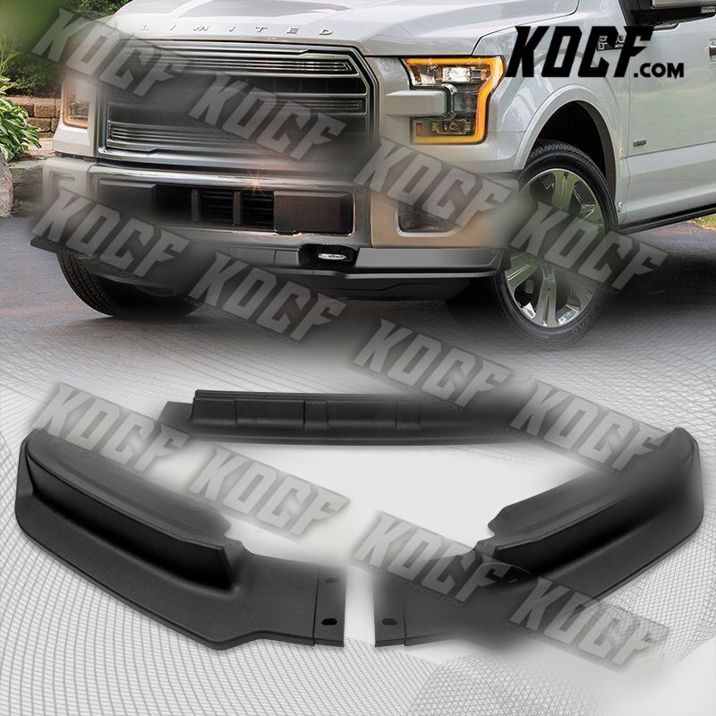 For 2015-2017 Ford F-150 F150 Truck STP-Style Front Bumper Splitter Sp ...