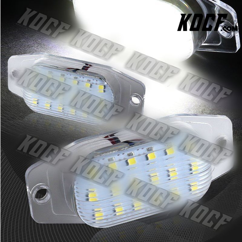 For Toyota Cruiser Land Cruiser LX450 White 18-SMD LED License Plate L ...