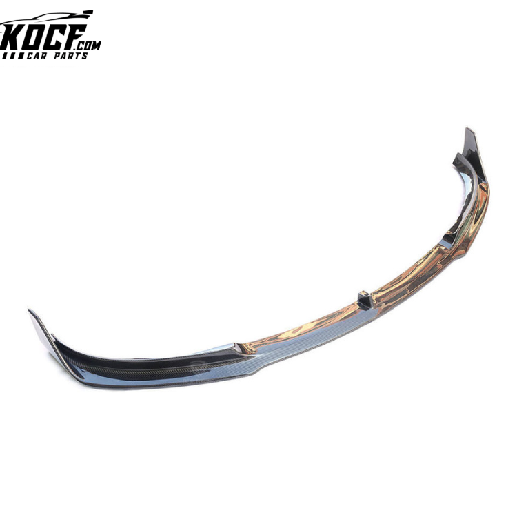 V Style Carbon Fiber Car Front Lip for Tesla Model 3 Sedan 4 Door Fron ...