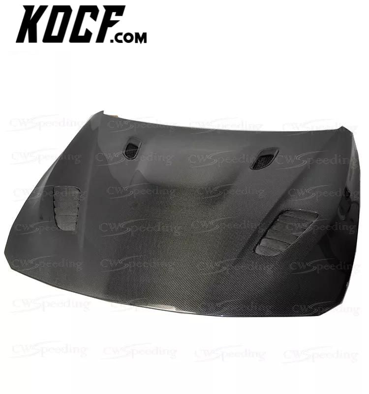 V STYLE CARBON FIBER ENGINE HOOD BONNET FOR BMW 3 SERIES F30 F35 BODYK ...